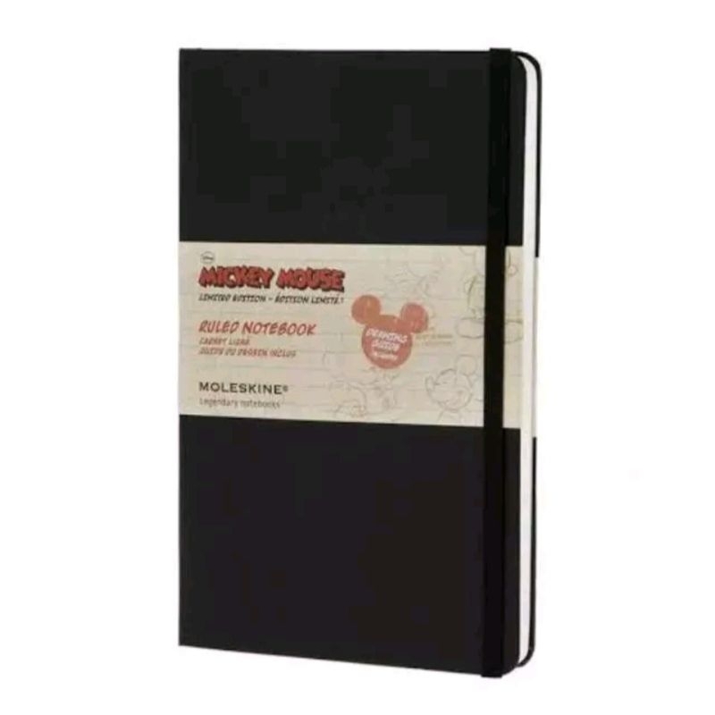 Jual Moleskine Mickey Mouse Limited Edition Ruled Notebook - Large size ...