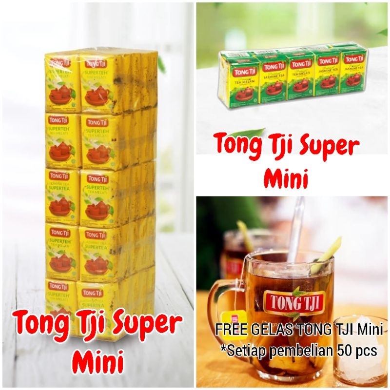 Jual Teh Tubruk Seduh TONG TJI TONGTJI Melati Super Premium Kecil ...
