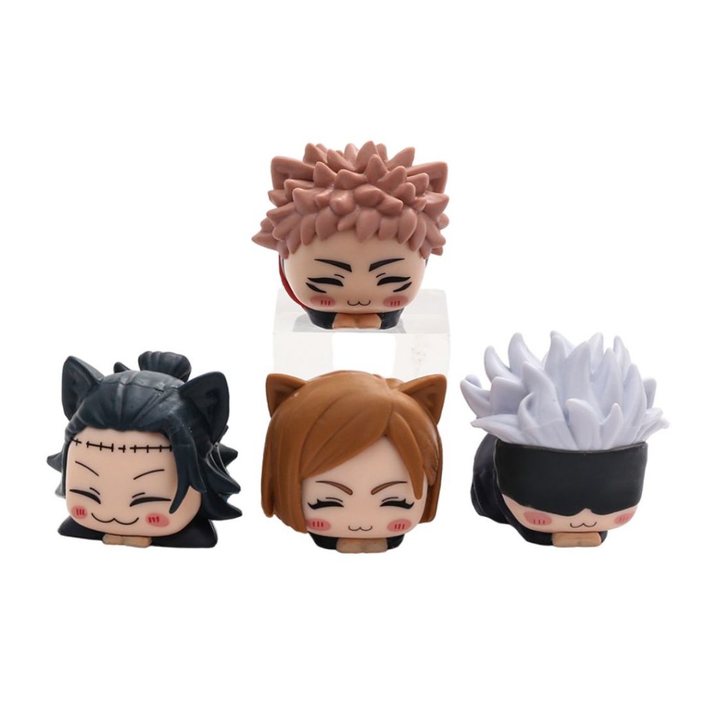 Jual Figure Jujutsu Kaisan Cat Kucing Neko Set 4 pcs | Shopee Indonesia