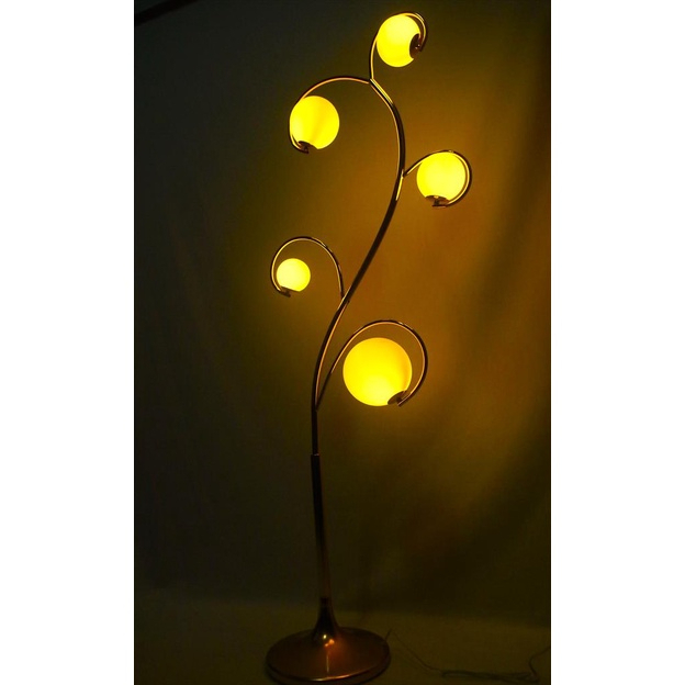 Jual Lampu Standing Crescent Moon 5 Led Dekorasi Backdrop Led-105 ...