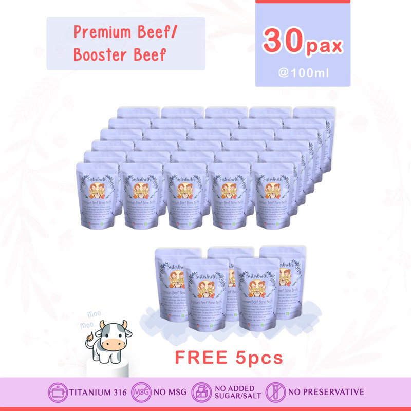 Jual BB BOOSTER PREMIUM BEEF BONEBROTH 30pcs | Shopee Indonesia