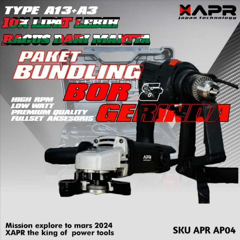 Jual PROMO SATU HARI M4KIT4 gerinda + bor paket lengkap combo terbaik di dunia bayar COD habis ...