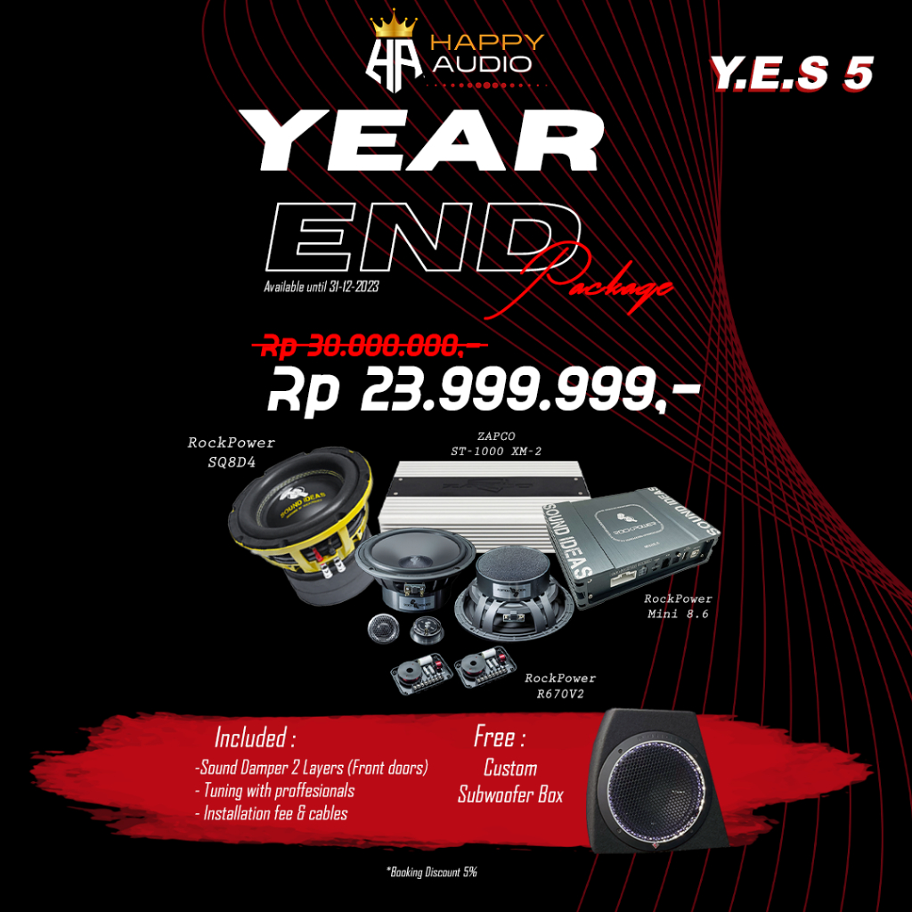 Jual YEAR END SALE - Paket Audio Mobil Full Set Sound System YES 5 ...