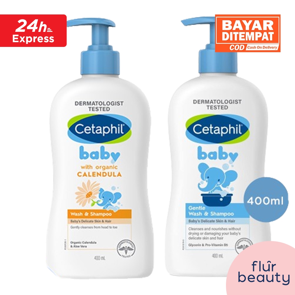 Jual Cetaphil Baby - Gentle Wash & Shampoo / with Organic Calendula ...