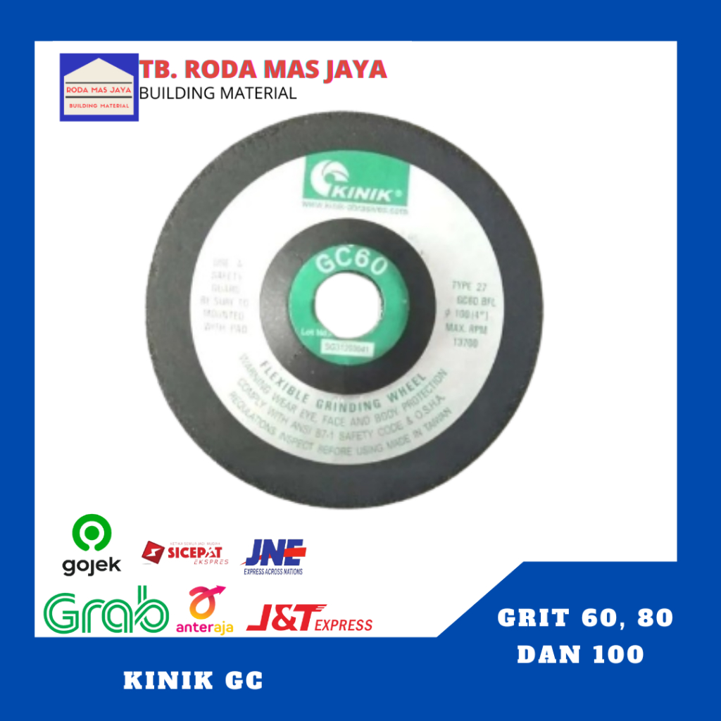 Jual Kinik GC 60, 80, 100/Batu Gerinda/Pisau Poles 4" | Shopee Indonesia