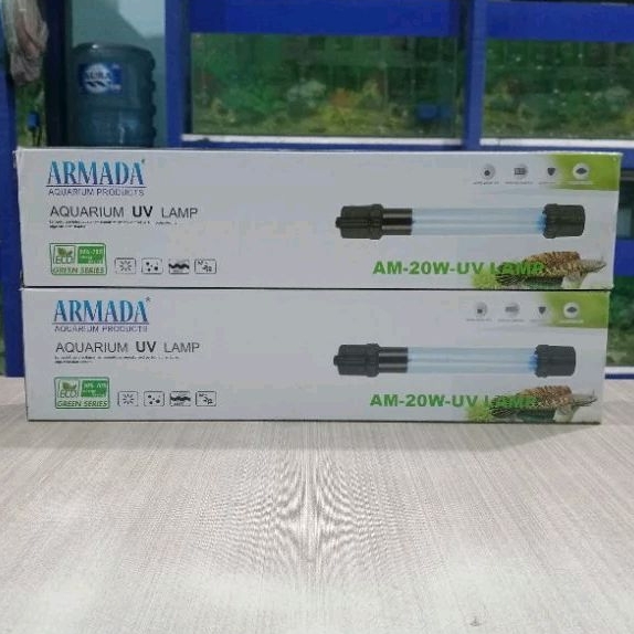 Jual Lampu UV ARMADA AM 20W Pembasmi Algae Kuman dan Bakteri. | Shopee ...