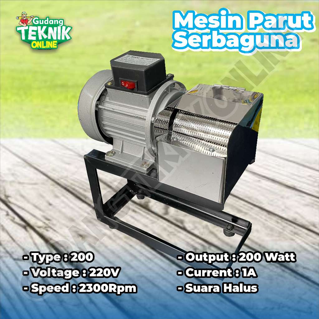 Jual Mesin Parutan Kelapa Mini LISTRIK Dinamo SIKU TERUSAN / Parut ...