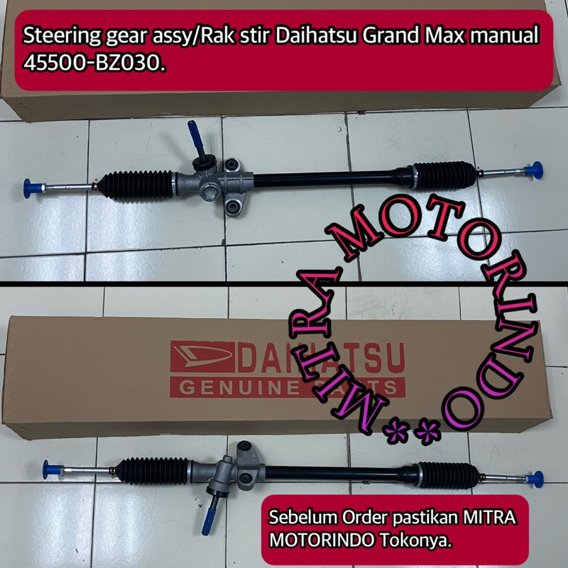 Jual Steering Gear Assy/Rak Stir Daihatsu Grandmax Manual 45500-BZ030 ...