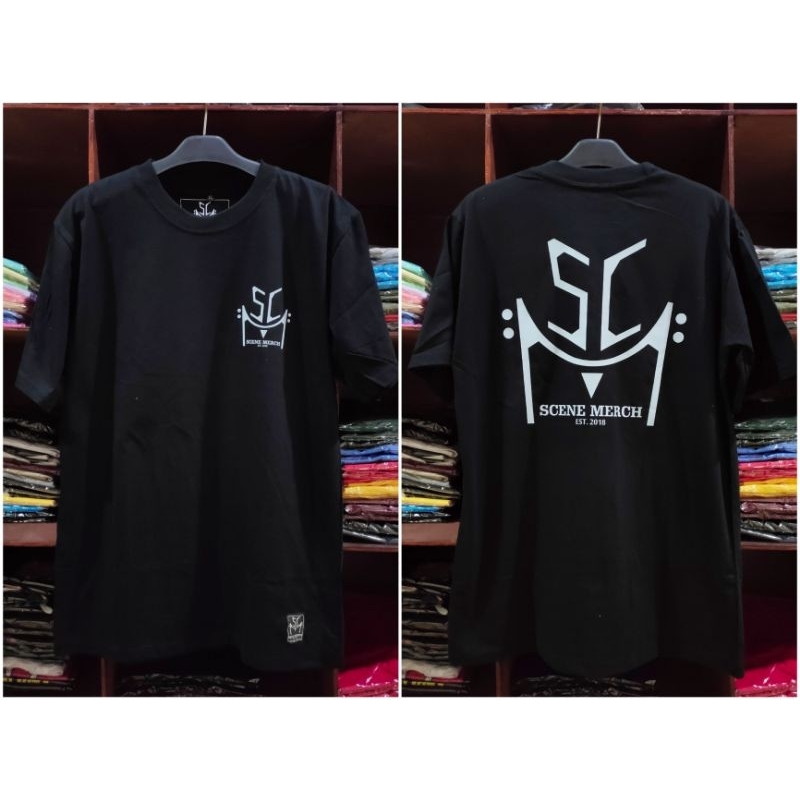 Jual T-Shirt NEW LOGO Hitam By Scene Merch 100% Original | Shopee Indonesia
