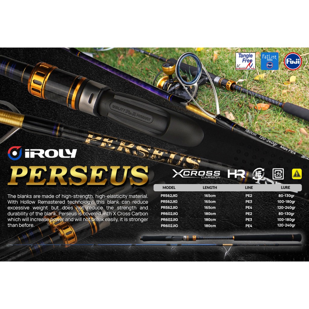 Jual Stick Joran Pancing Jigging IROLY PERSEUS | ROD Jigging IROLY ...