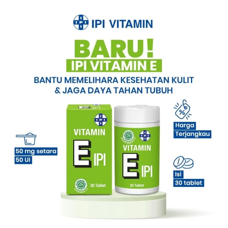 Jual IPI Vitamin E isi 30 tablet ORIGINAL | Shopee Indonesia