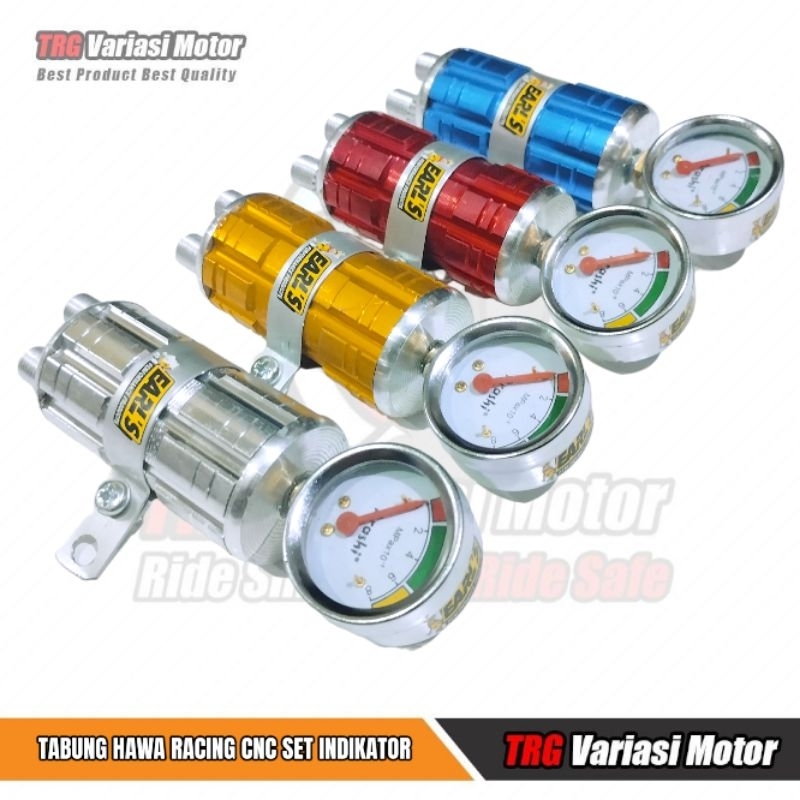 Jual Tabung Hawa Racing CNC Set Indikator Tekanan 4 Varian Warna TRG ...