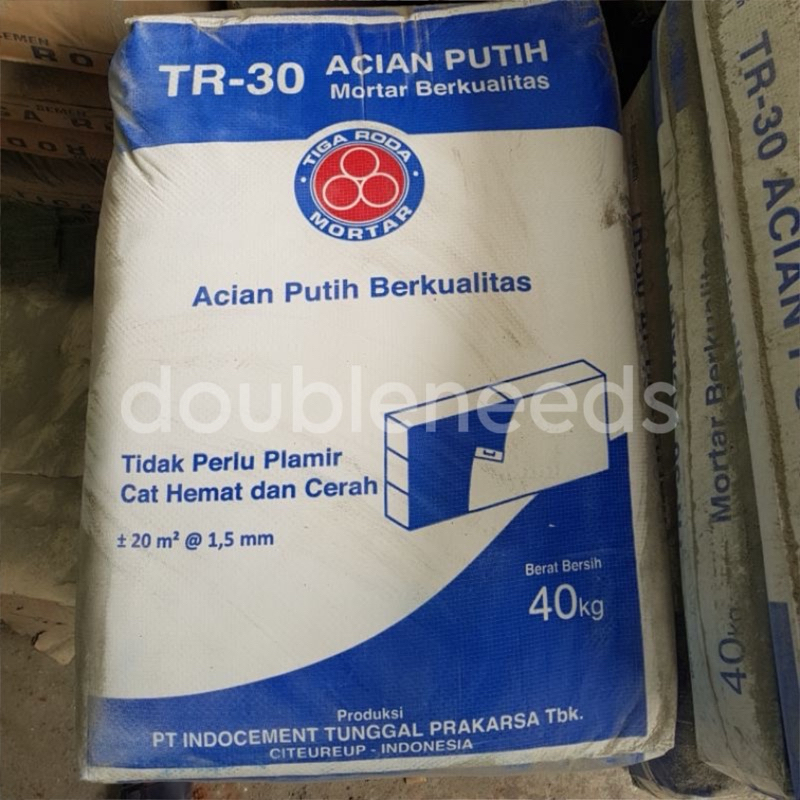 Jual TR 30 SEMEN ACIAN PUTIH 1SAK 40KG | Shopee Indonesia