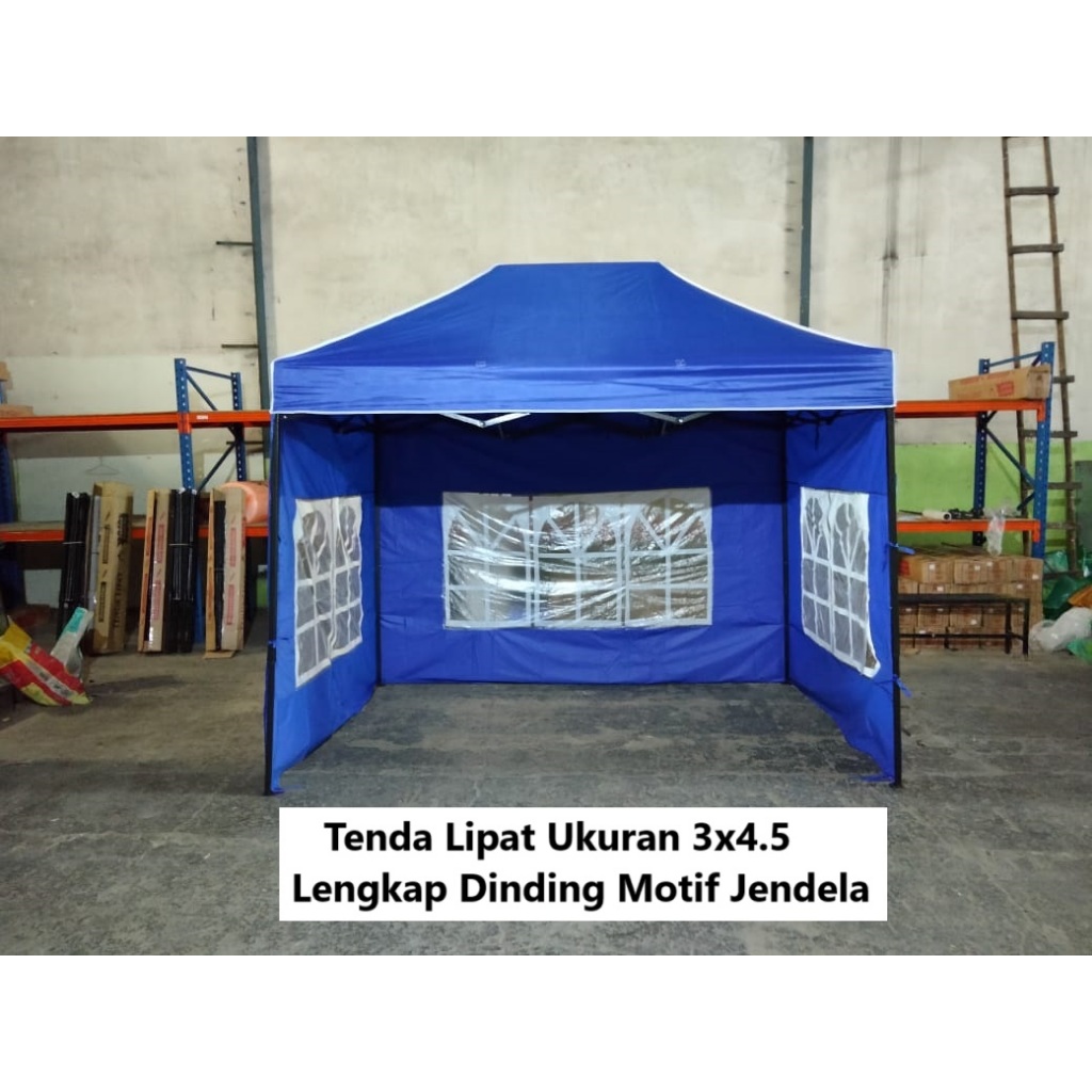 Jual Tenda Lipat 3x4.5 Lengkap Dinding Motif Jendela 3 Sisi | Shopee ...