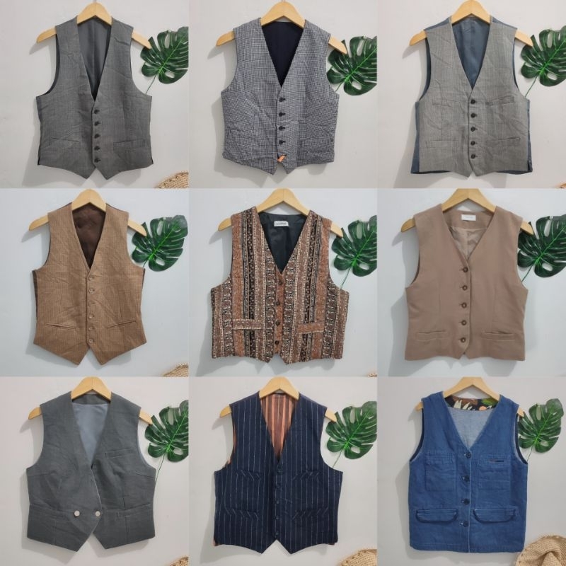 Jual Vest Blazer / Rompi Blazer / Vest Fashion | Shopee Indonesia