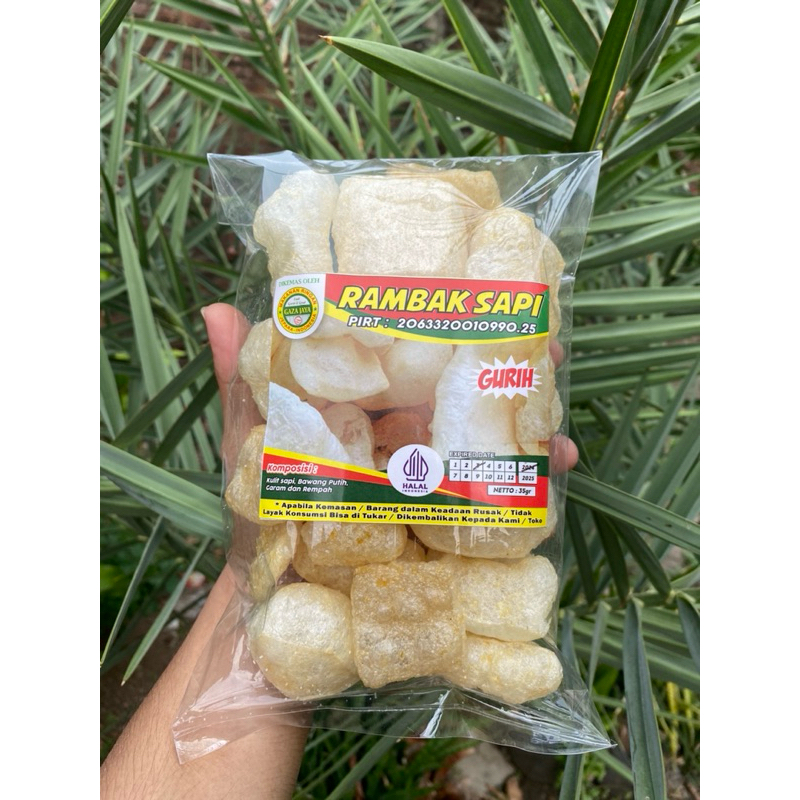 Jual KERUPUK RAMBAK SAPI ORIGINAL | Shopee Indonesia