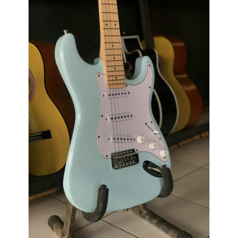 Jual Gitar Elektrik Difergio Original Startocaster Blue | Shopee Indonesia