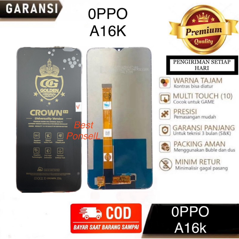 Jual Lcd Touchscreen OPPO A16k Fullset ORIGINAL | Shopee Indonesia