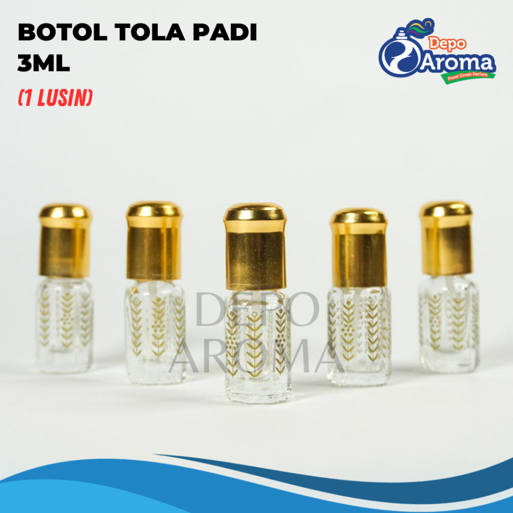 Jual Botol Parfum Tola Padi Stick Mushroom Cap 3ml (1 Lusin) | Shopee ...