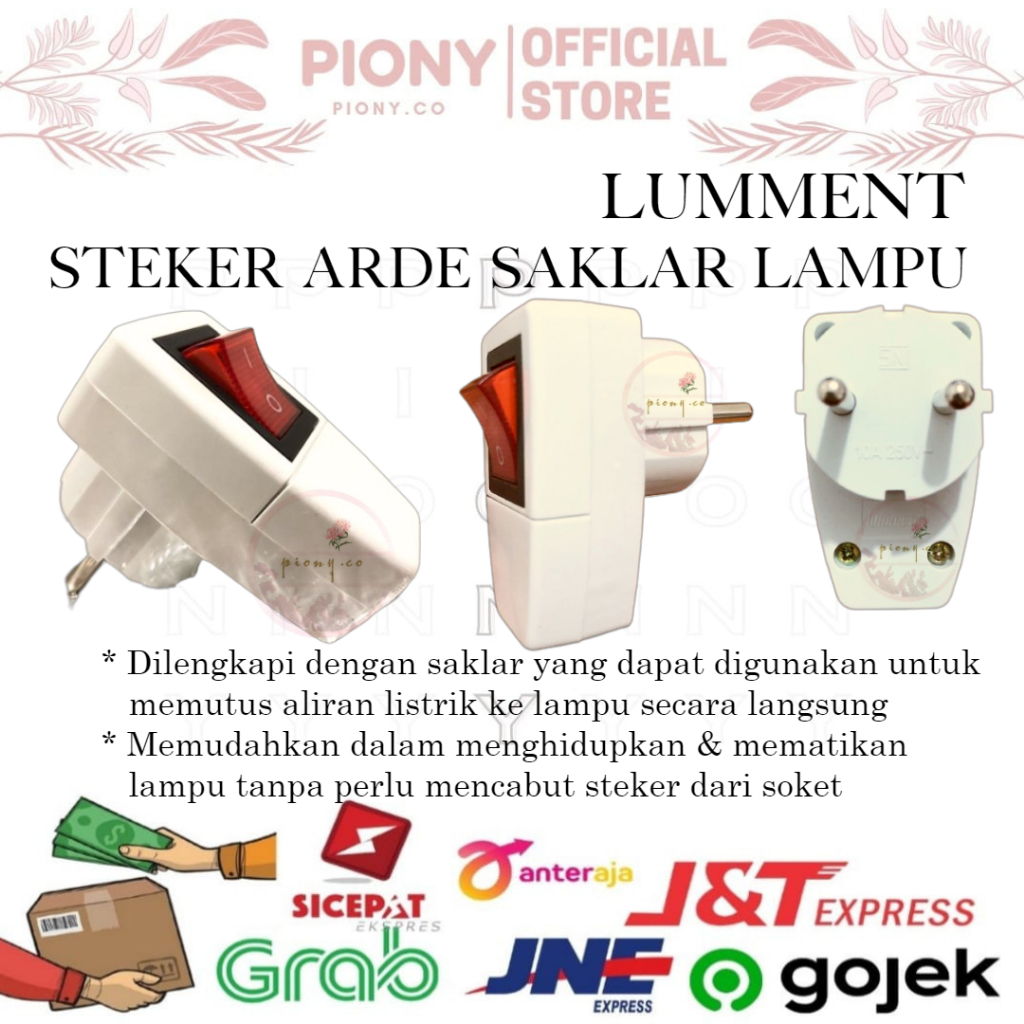 Jual STEKER ARDE LAMPU ON OFF / COK COLOKAN LAMPU LUMMENT / COLOKAN ...
