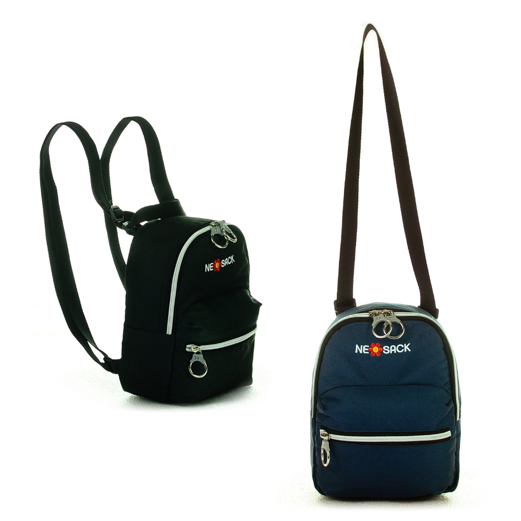 Jual Neosack Tas Ransel Mini Multifungsi sling & backpack features ...