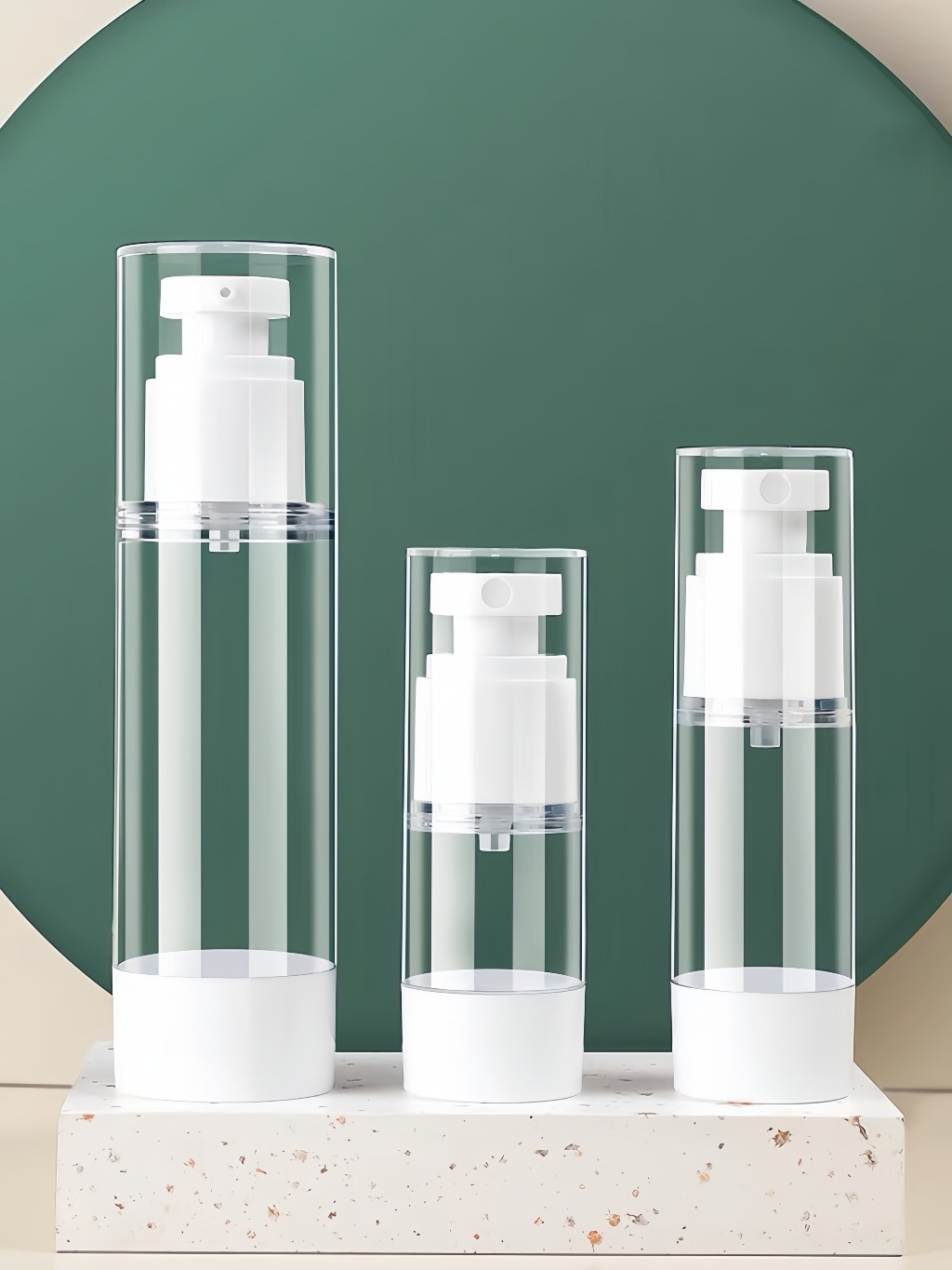 Jual Botol Airless Pump Transprant Bening Bottle Spray Botol Lotion ...