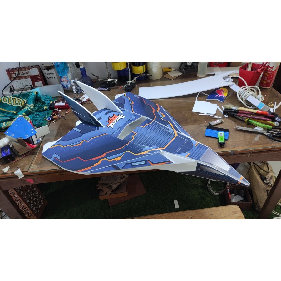 Jual RC Plane "ALPHA JET MK2" Laser Cut Puzzle Kit | Shopee Indonesia