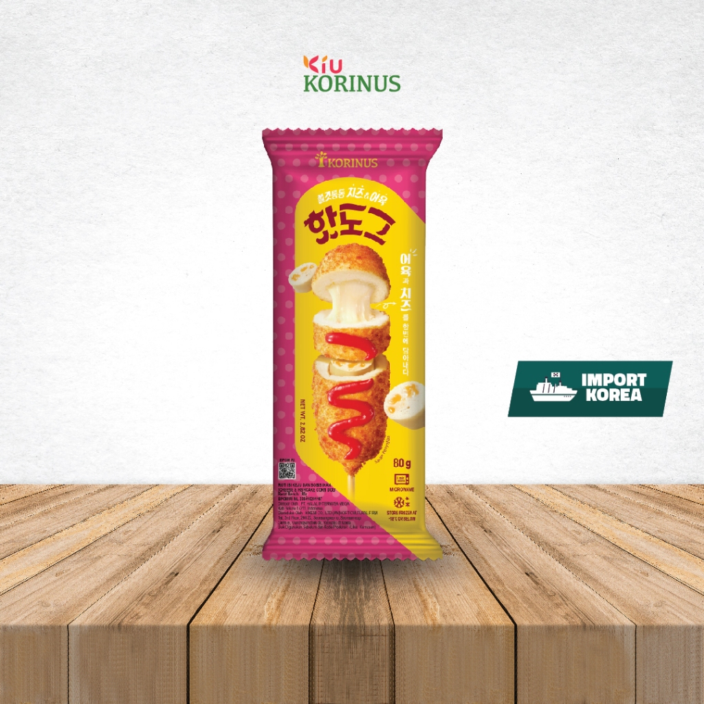 Jual [KORINUS] Roti Isi Keju dan Sosis Ikan / Cheese & Fishcake Corn ...