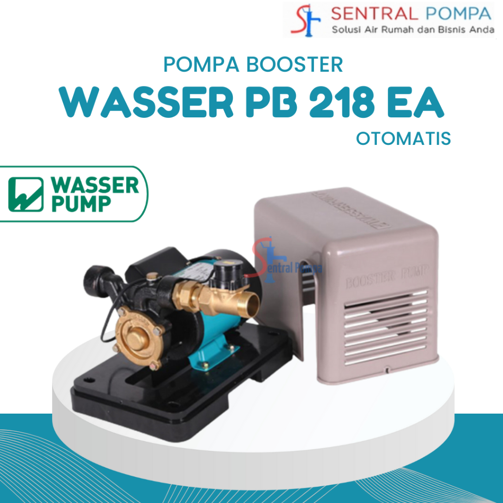 Jual Pompa Air Pendorong Wasser PB 218 EA / PB 168 Mesin Pompa Otomatis ...