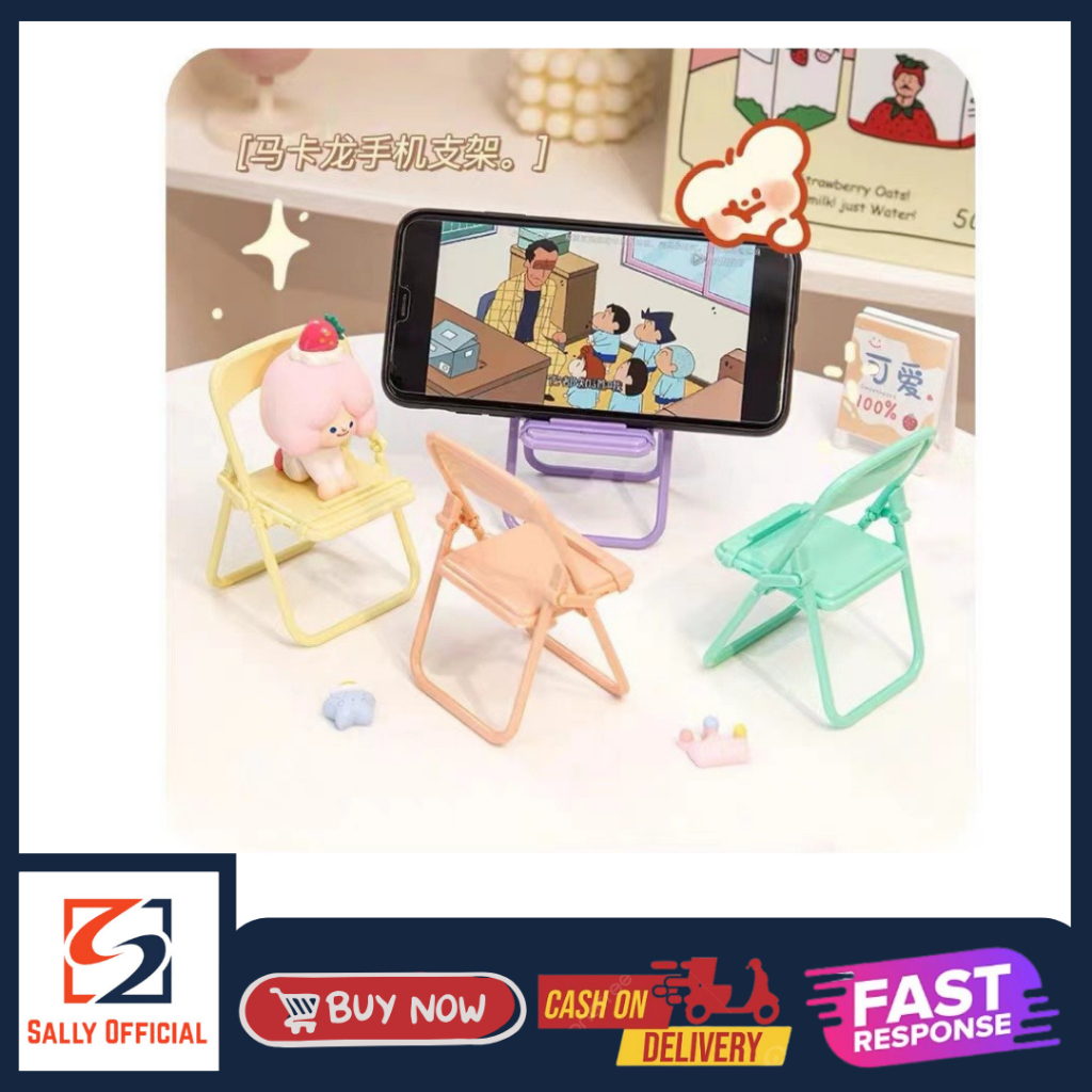 Jual Stand Holder Hp Macaron Model Kursi / Kursi Hp Macaron / Kursi Hp ...