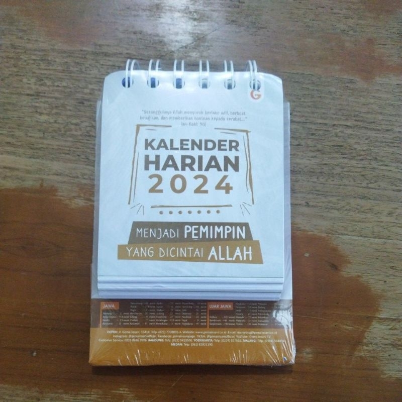Jual Buku Kalender Harian 2024 | Shopee Indonesia