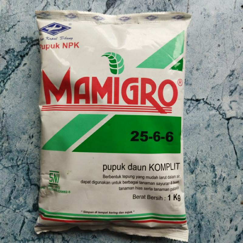 Jual PUPUK DAUN KOMPLIT MAMIGRO 1 KG | Shopee Indonesia