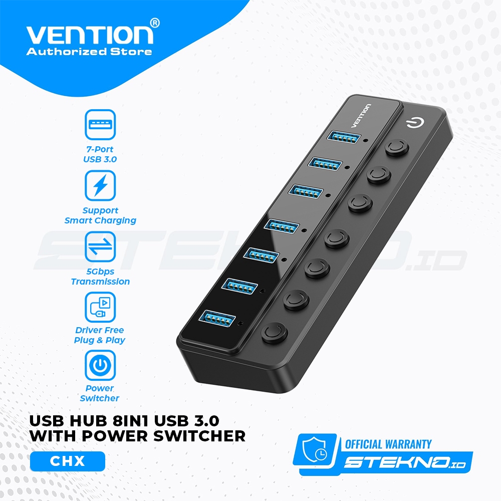 Jual Vention 8in1 USB Hub 2.0 3.0 With Individual Power Switches Led ... Jual Vention 8in1 USB Hub 2.0 3.0 With Individual Power Switches Led ...