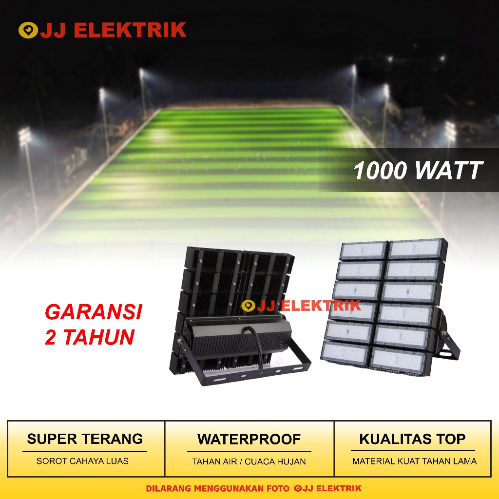 Jual Lampu Sorot Tembak Proyek Tambang Lapangan Flood Light LED 1000 ...