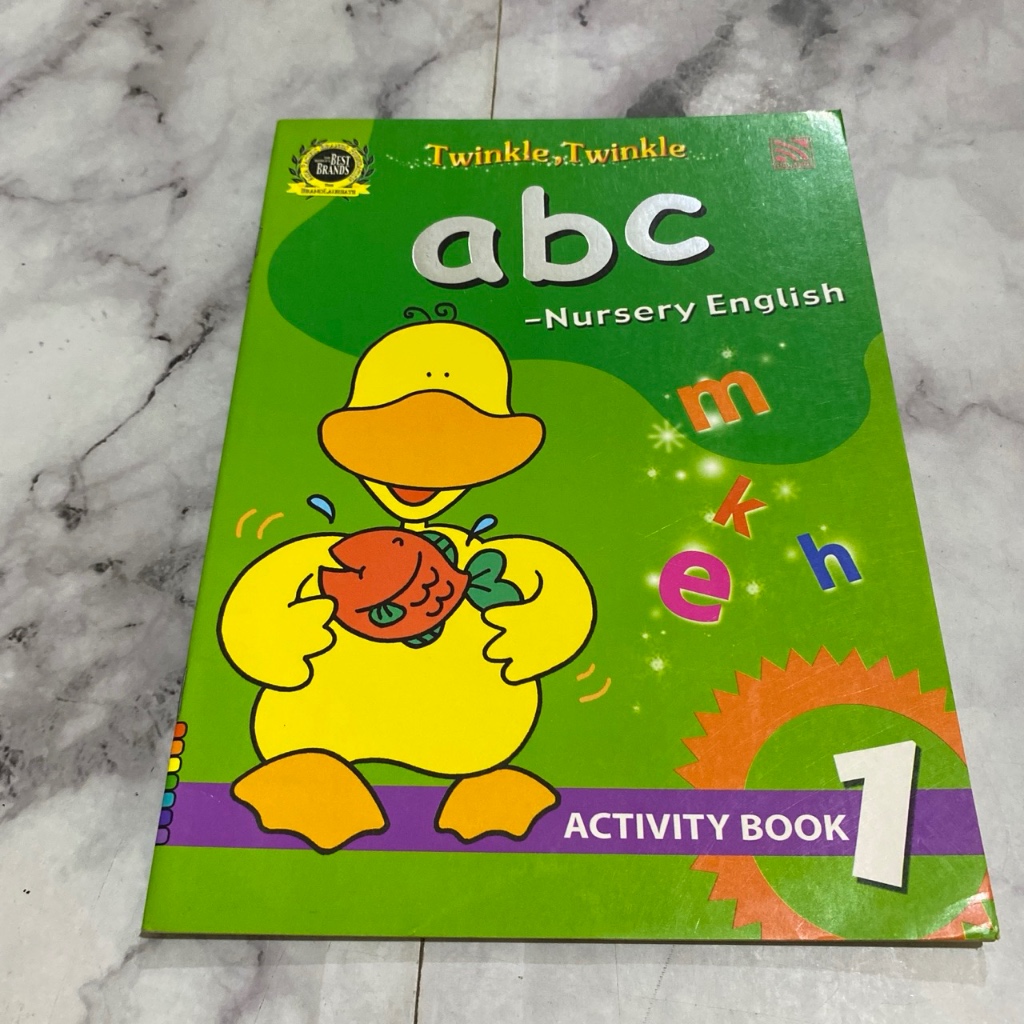 Jual ABC nursery english huruf kecil buku bacaan 1 buku aktivitas anak ...