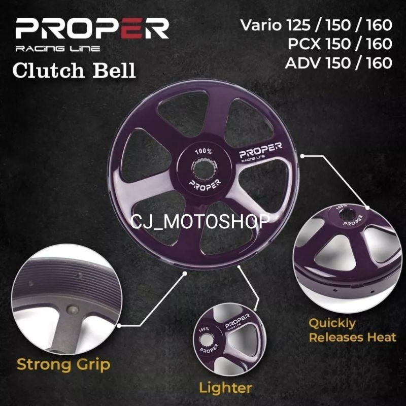Jual Mangkok Kampas Ganda Proper Racing Line Honda PCX, VARIO, ADV 125 ...