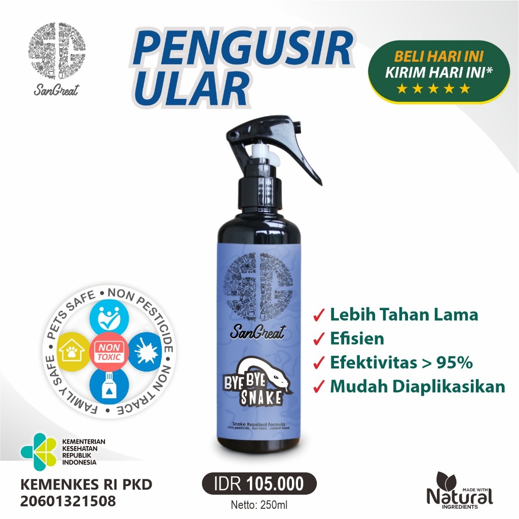 Jual Semprotan anti ular cairan anti ular alat pengusir ular masuk ke ...