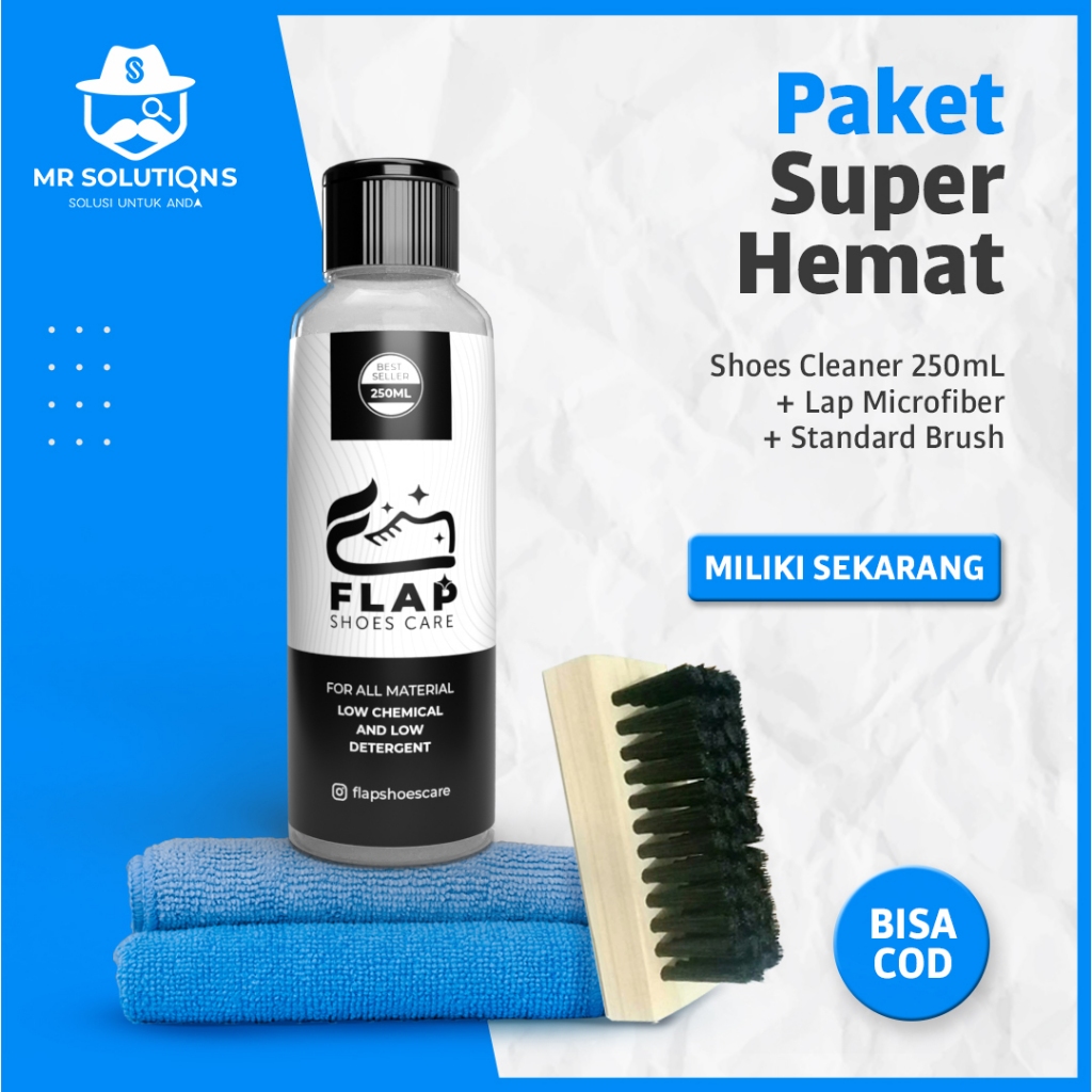 Jual FLAP Cairan Pembersih Sepatu - Shoe Cleaner Sabun Cuci Sepatu 100 ...