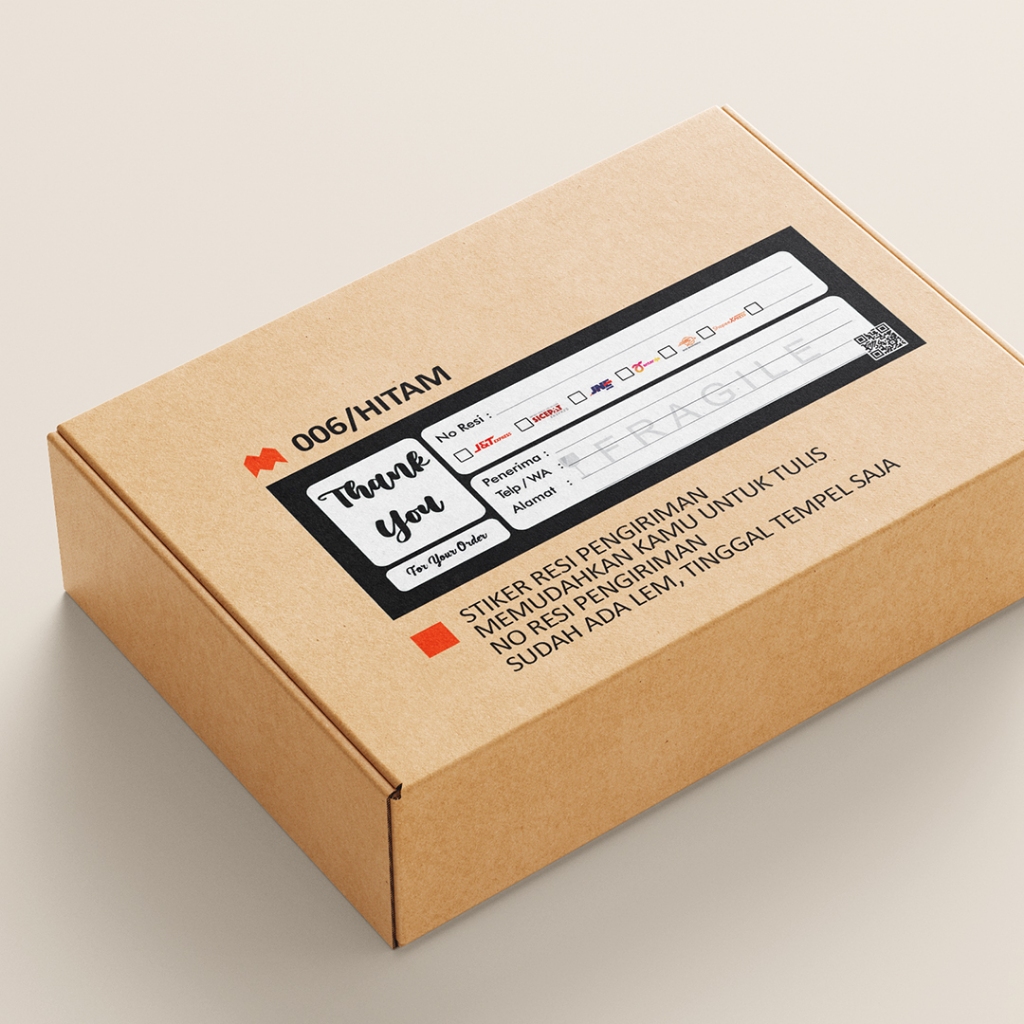 Jual Stiker Resi 1PCS / Sticker Label Resi / Label Nomor Resi ...