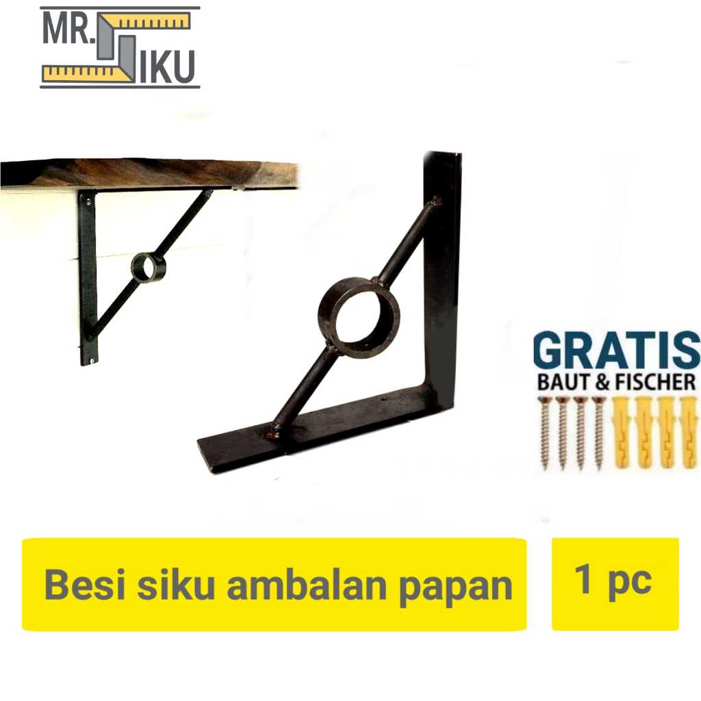 Jual SIKU PAPAN AMBALAN / SIKU RAK PENYANGGA PAPAN GANTUNG / SIKU ...