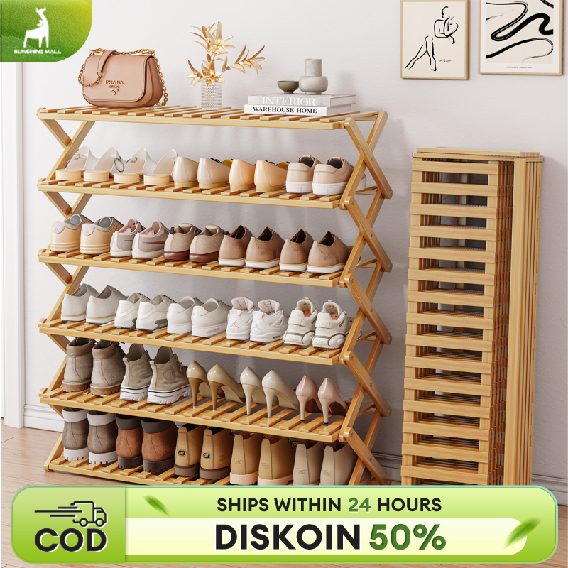 Jual Rak Sepatu 6 Susun Rak Sepatu Rak Sepatu Kayu Rak Sepatu Minimalis ...
