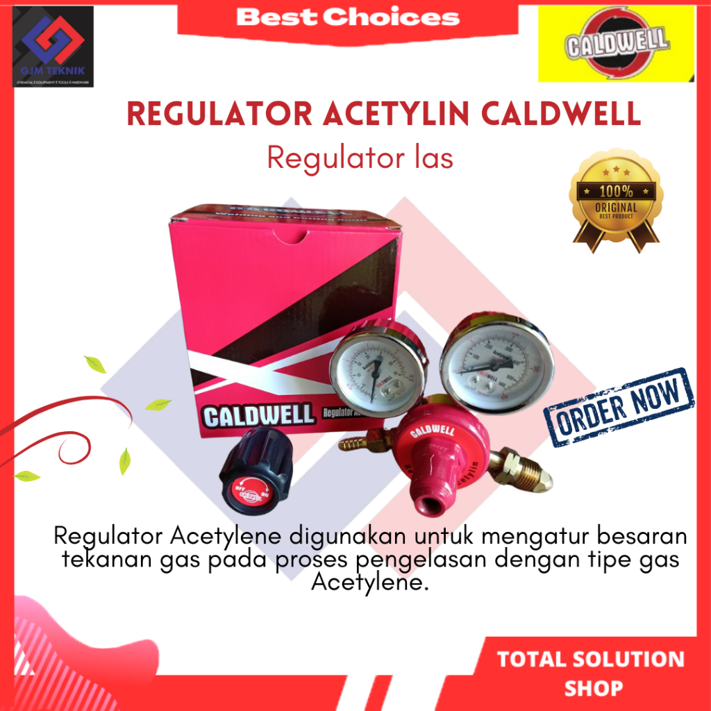 Jual Regulator las Acetylene Caldwell - Regulator las murah | Shopee ...