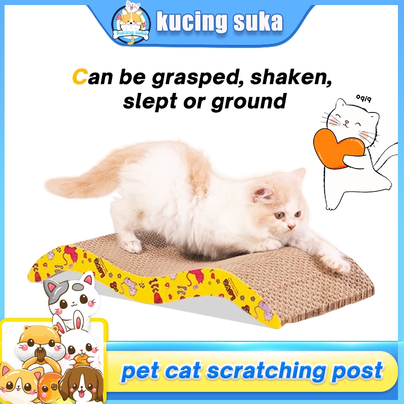 Jual Papan Garuk Kucing Mainan garukan kucing Cat Scratch Board Extra ...