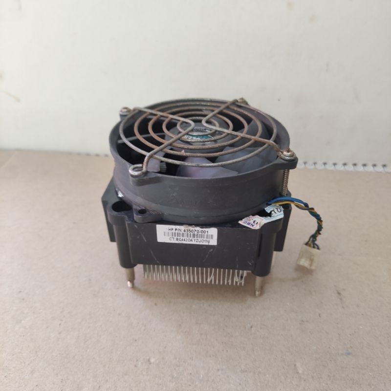 Jual 12V DC FAN HEATSINK ALUMINIUM PENDINGIN PROCESSOR FAN 9CM BULAT ...