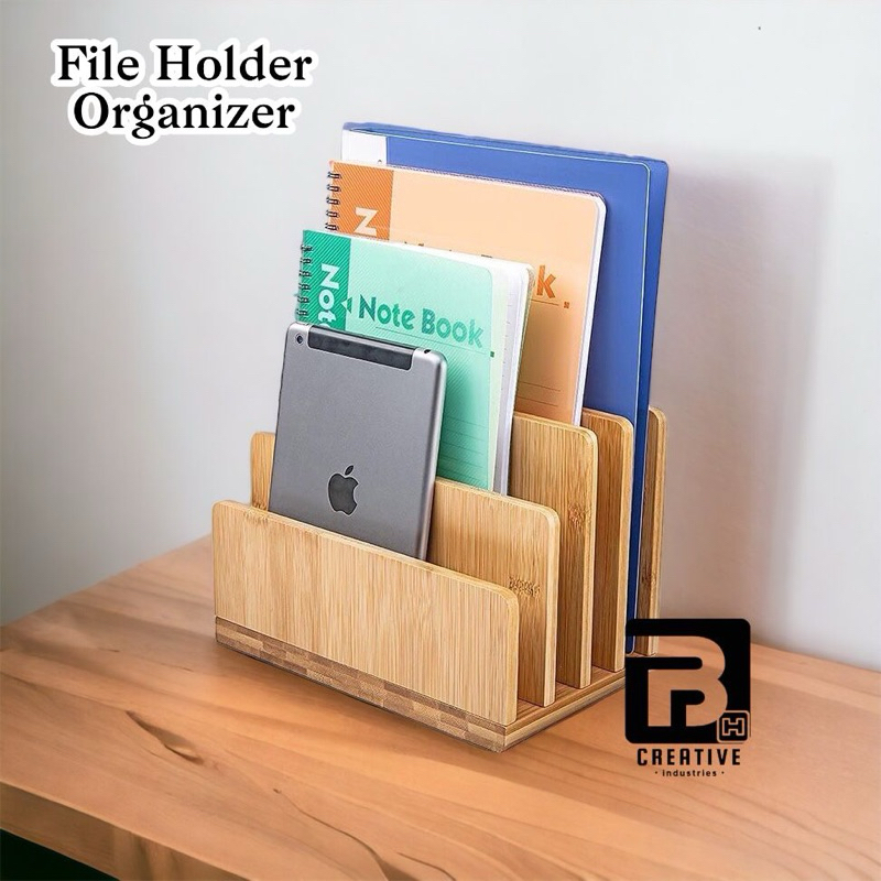 Jual Tempat majalah kayu / Rak Dokumen / wooden magazine holder / file ...
