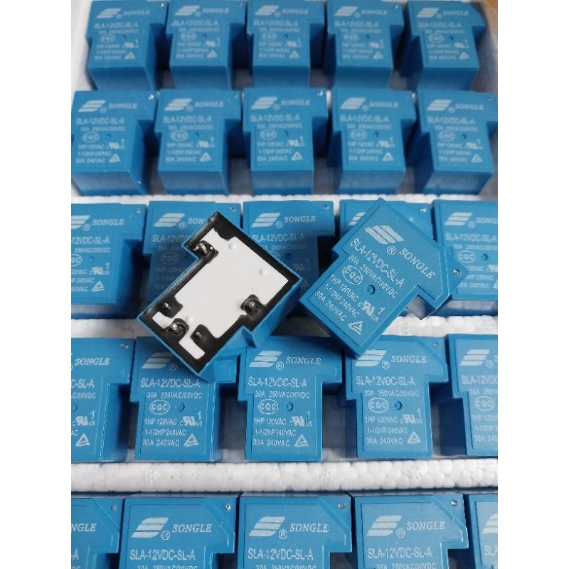 Jual Relay songle 30A 12V , relay PCB 30A 12V kaki 5 , relay kodok ...