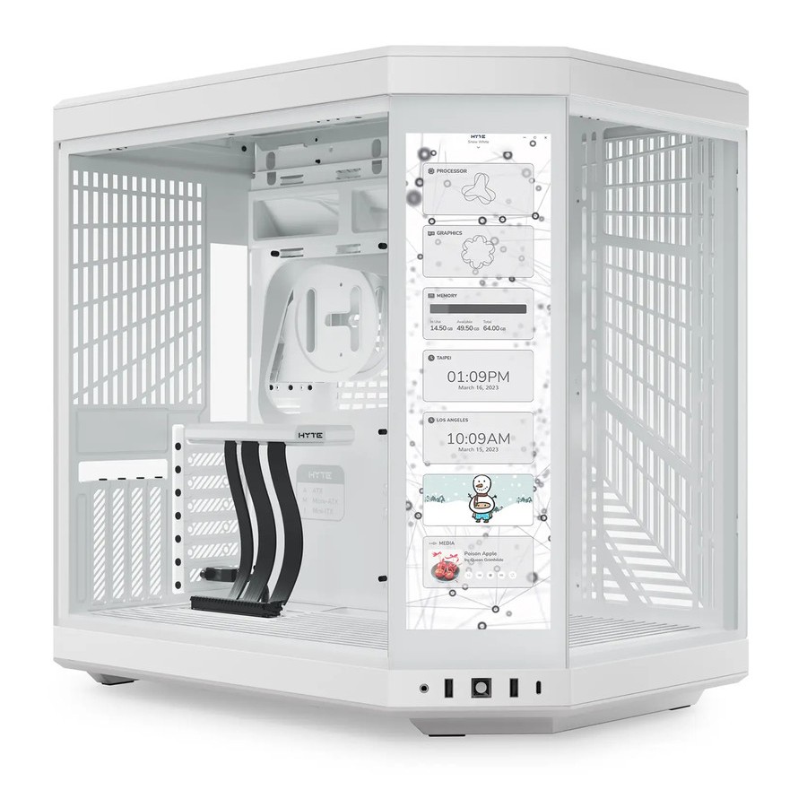 Jual HYTE Y70 Touch Snow White | Shopee Indonesia