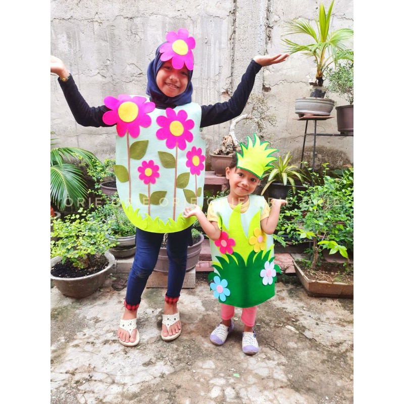 Jual KOSTUM KARNAVAL BUNGA / BAJU KARNAVAL BUNGA ORie Handmade bisa ...