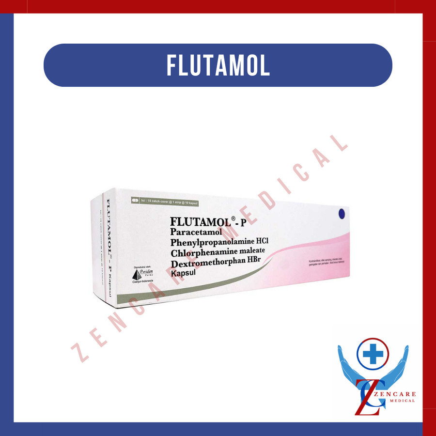 Jual Flutamol Paracetamol Tablet / Obat Flu, Demam Dan Sakit Kepala ...