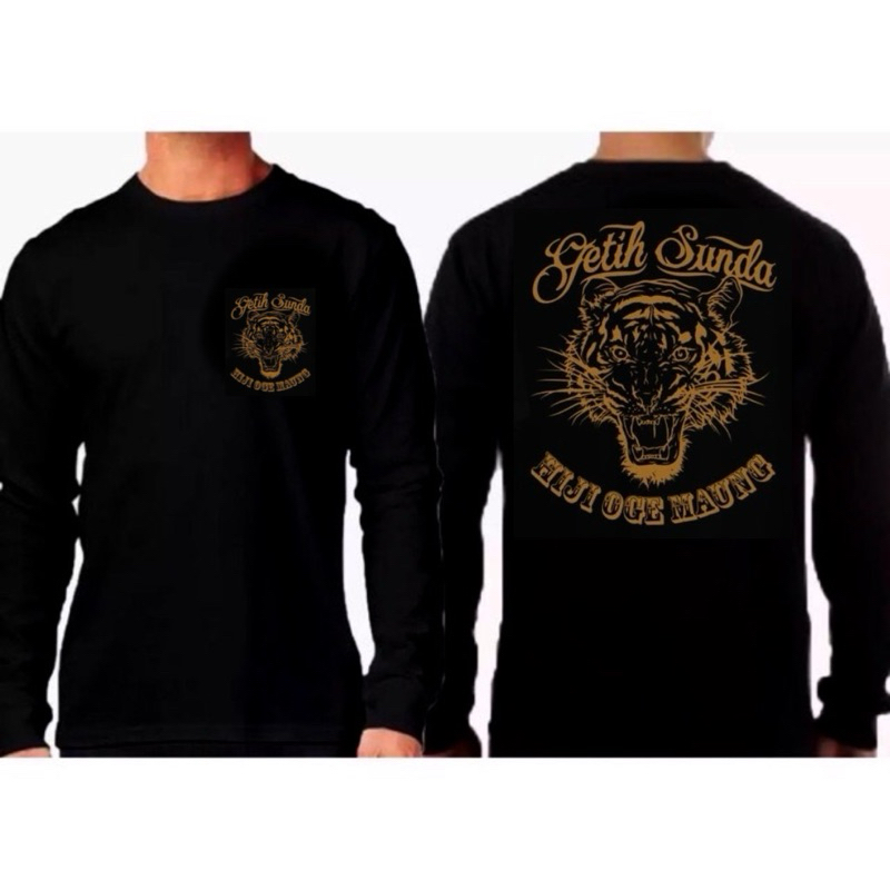 Jual Kaos GETIH SUNDA COKLAT lengan panjang | Shopee Indonesia